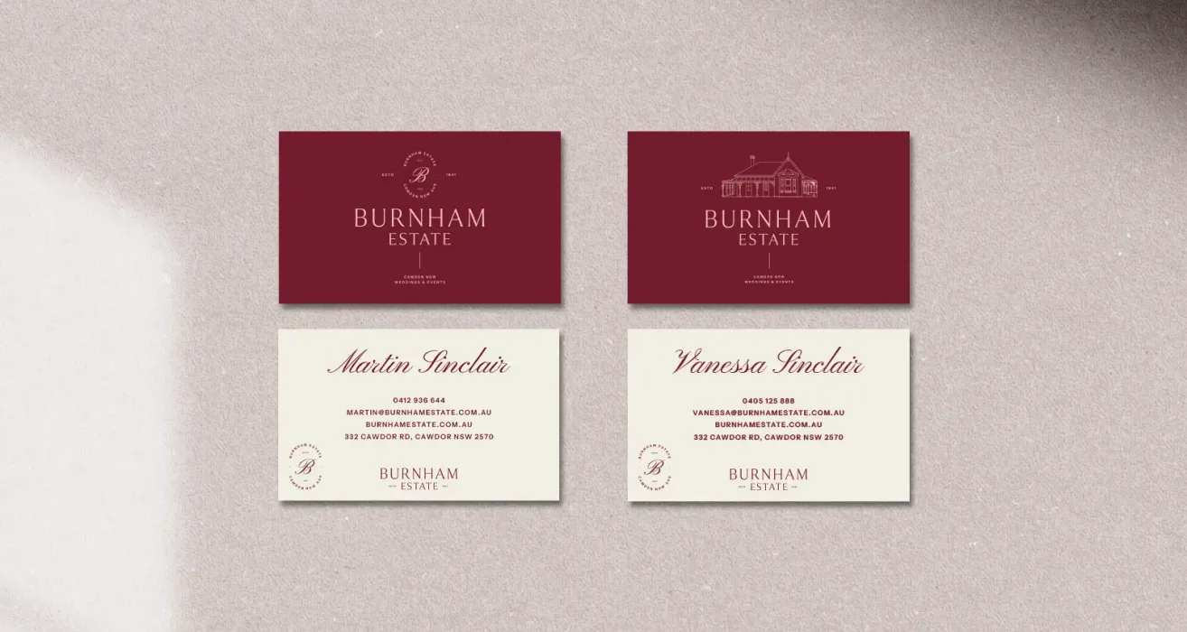 Saying 'I do' to a new brand identity at Burnham Estate | Greenhouse ...